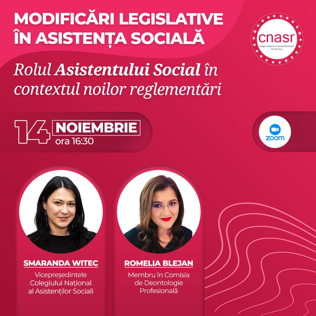 Webinar 14 noiembrie - Modificari Legislative in Asistenta Sociala. Rolul Asistentului Social in ...